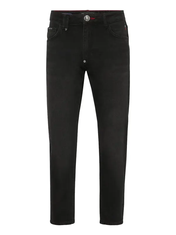 Philipp Plein Detroit Tapered-leg Jeans - Black