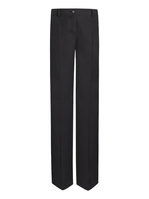 Dolce & Gabbana Pressed Crease Trousers - Grey
