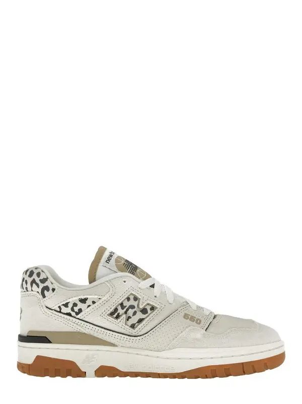 NEW BALANCE 550 Leopard Sneakers - Sea Salt