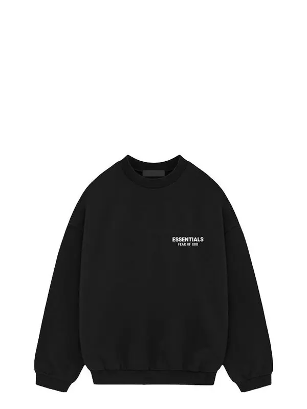 Fear Of God Essentials Fleece Crewneck Sweatshirt - Black