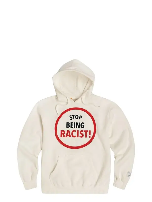 GALLERY DEPT. Stop Being Racist Hoodie - White