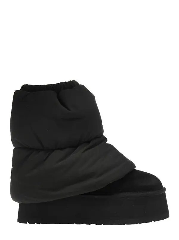 UGG Classic Mini Dipper Puffer Boots - Black