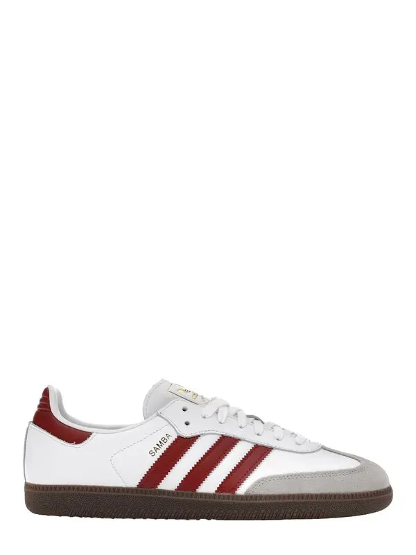Adidas Samba Og Sneakers - Cloud White/preloved Ruby/clear Granite