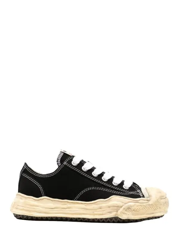 Mihara Yasuhiro Hank Og Solein Dyed Sneakers - Black/white