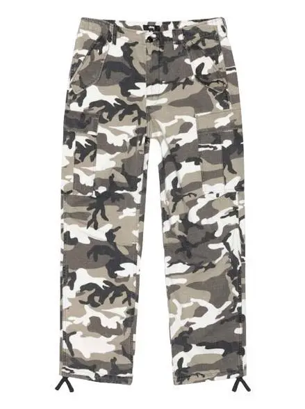 StÜssy Ripstop Military Cargo Pant - Snow Camo