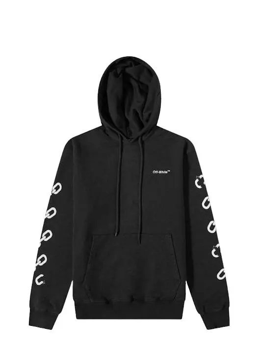 Off-White Chain Arr Slim Hoodie - Black