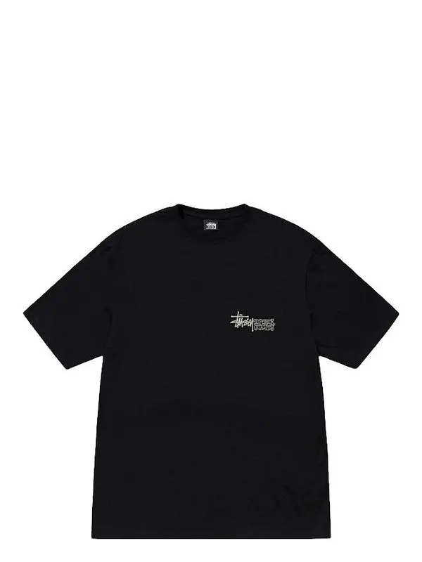 StÜssy Superior Quality Pigment Dyed Tee Shirt - Black
