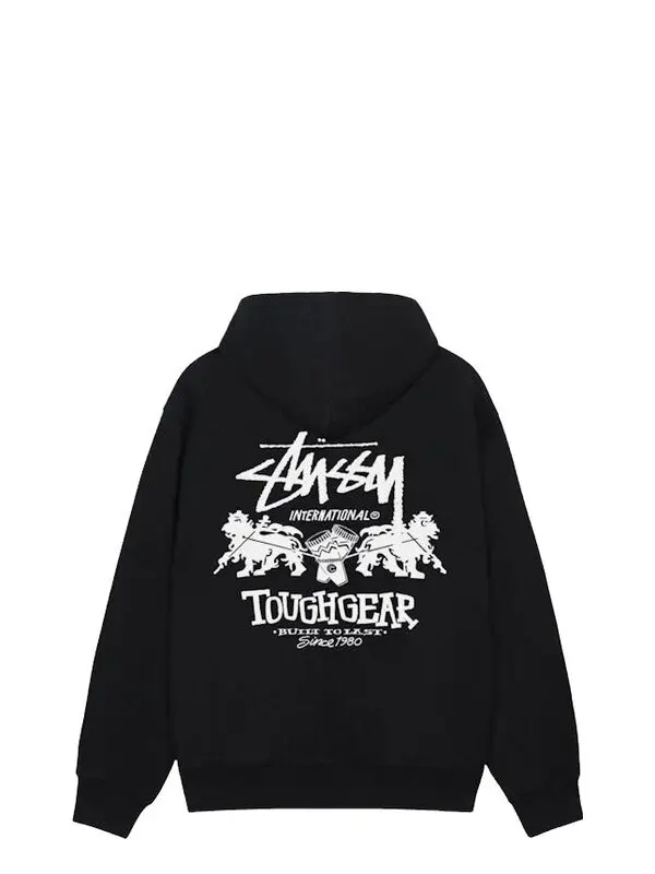 StÜssy Tough Gear International Hoodie - Black