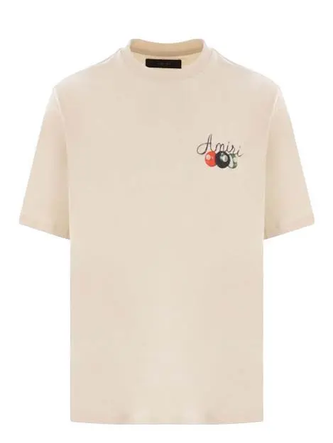 Amiri Pool Cue Tee Shirt - Alabaster