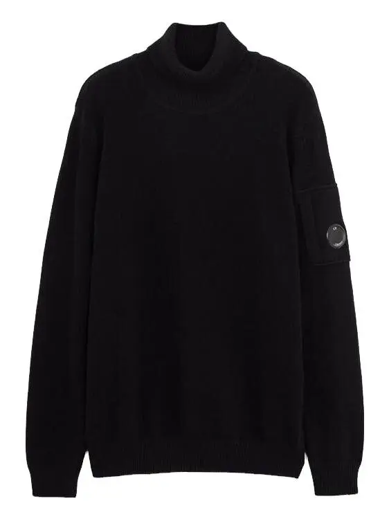C.P. COMPANY Turtleneck Knitwear - Black
