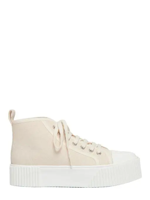 ANDREA GOMEZ Olivia High-top Sneakers - Ivory