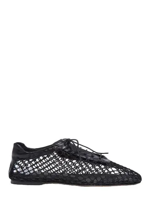 ANDREA GOMEZ Antonia Mesh Flat - Black