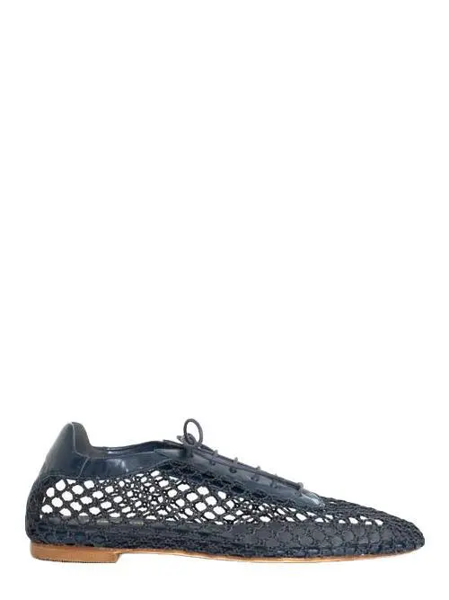ANDREA GOMEZ Antonia Mesh Flat - Navy