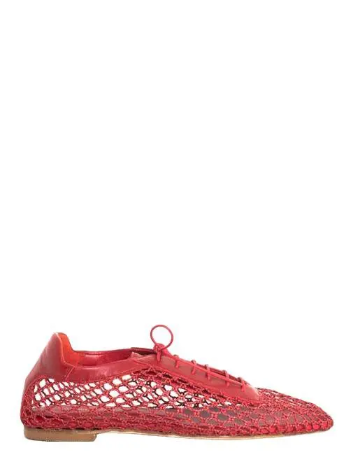 ANDREA GOMEZ Antonia Mesh Flat - Red