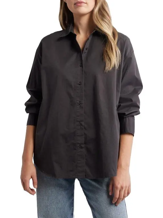 MAVI Relaxed Fit Button-up Shirt - Magnet