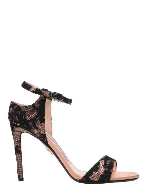 ANDREA GOMEZ Farrah Sandal - Black Lace