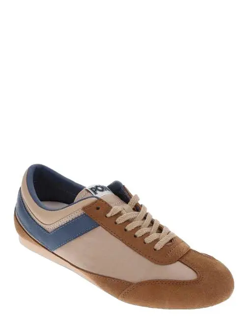 PONY Racer Sneakers - Tan/brown/blue