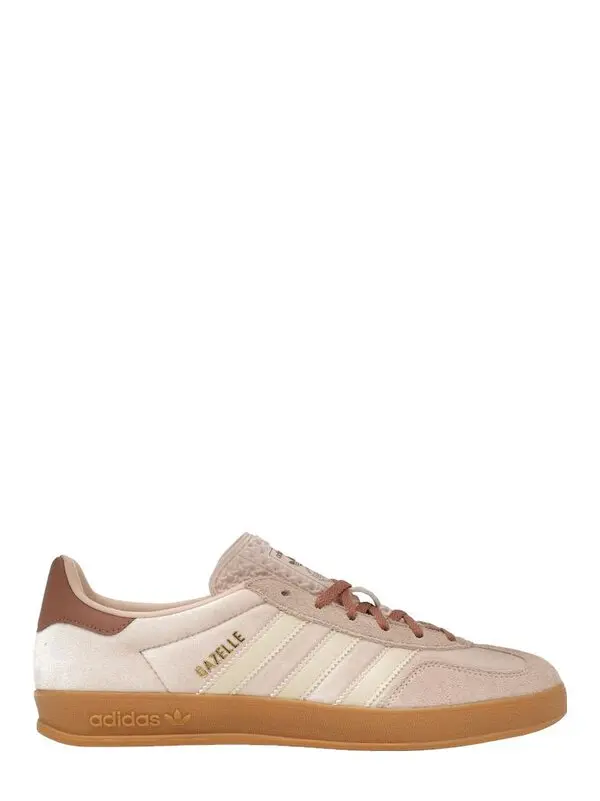 Adidas Gazelle Indoor Velvet Sneakers - Wonder Quartz/warm Clay/gum