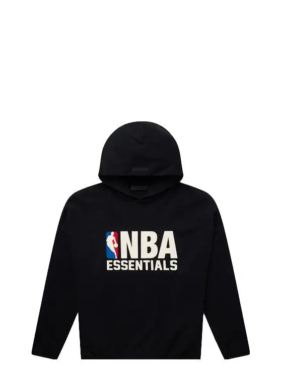 Fear Of God Essentials Nba Relaxed Fit Hoodie - Black