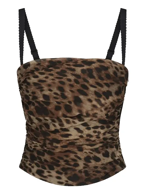 SKIMS X Dolce&gabbana Romance Corset - Leopard