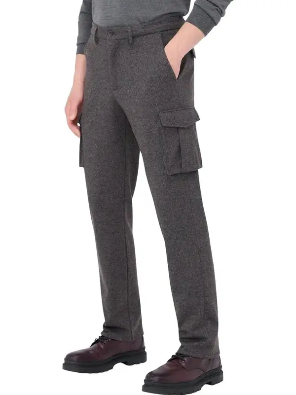 Bugatchi Slim Cargo Pants - Zinc