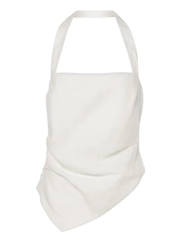 SIR. Dorian Halterneck Top - White