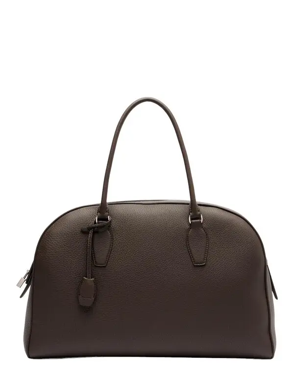 THE ROW India 15.75 Leather Tote Bag - Brown