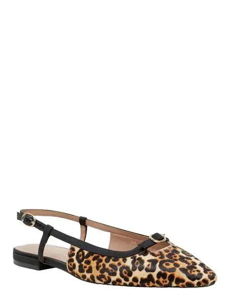 Linea Paolo Cassidy Slingback Flats - Tan/ Black