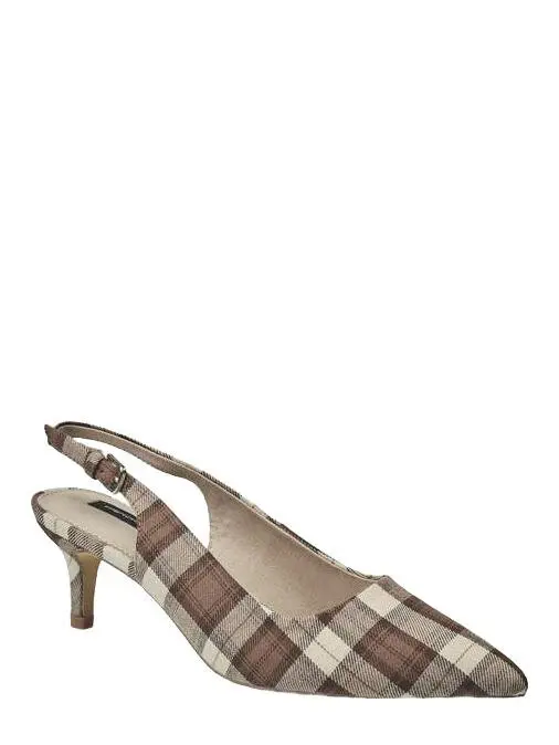 French Connection Quinn Kitten Heel - Plaid