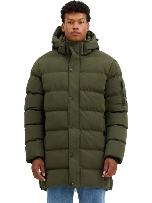 POINT ZERO Long Puffer - Olive