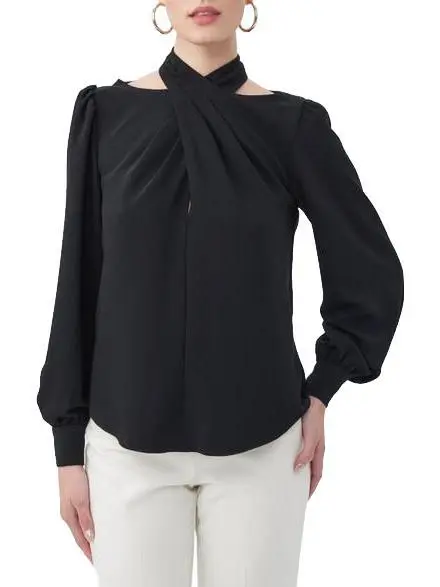 Trina Turk Kanai Blouse - Black