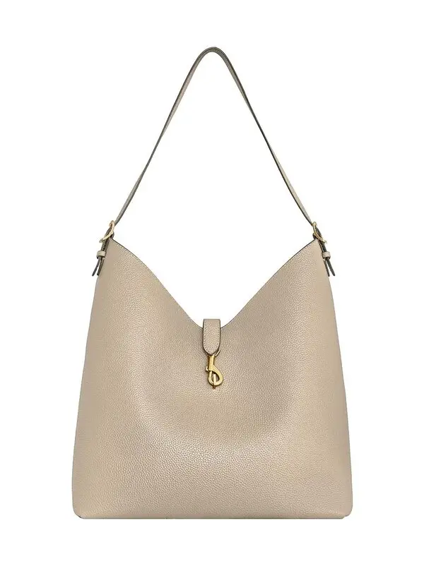 Rebecca Minkoff Megan Leather Hobo Bag - Stone
