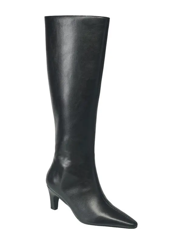 French Connection Becky Kitten Heel Boot - Black