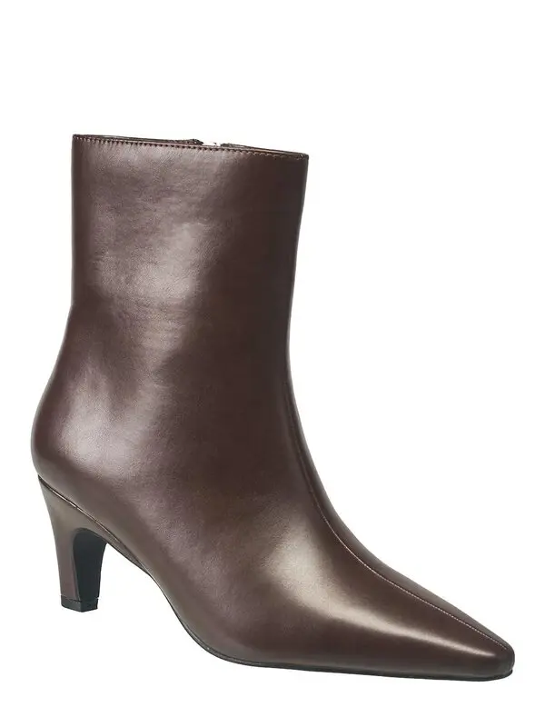 French Connection Alex Kitten Heel Bootie - Choco