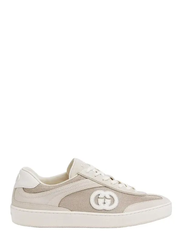 Gucci S G75 Sneaker Suede - Neutral
