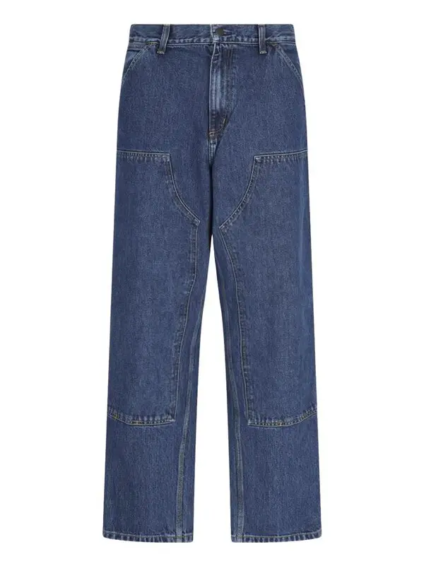 Carhartt Work In Progress Straight Leg Jeans - Blue