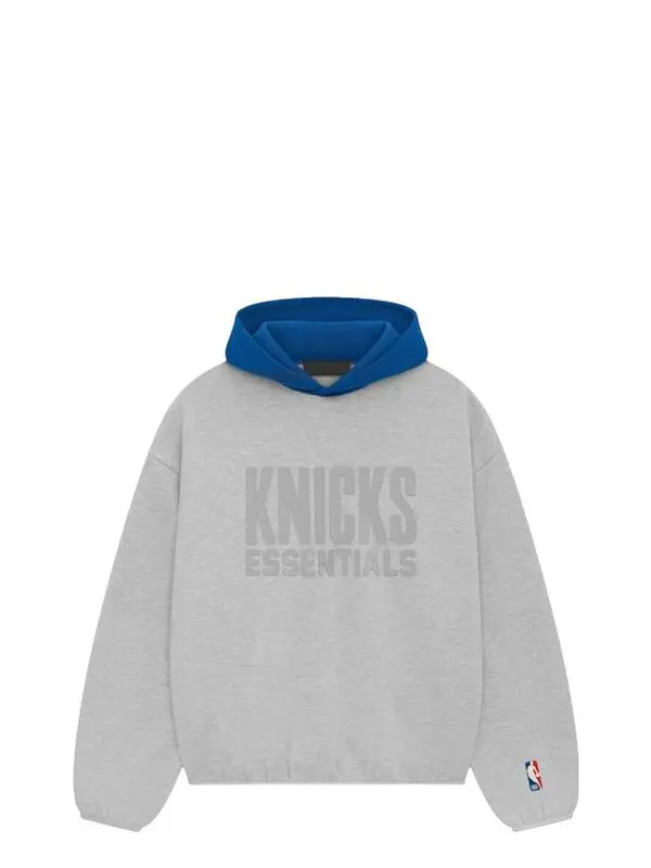 Fear Of God Essentials Knicks Hoodie - Light Heather
