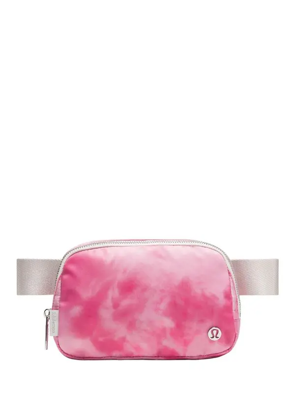 Lululemon Everywhere Belt Bag 1l - Smoothie Print Strawberry Multi/light Ivory/silver