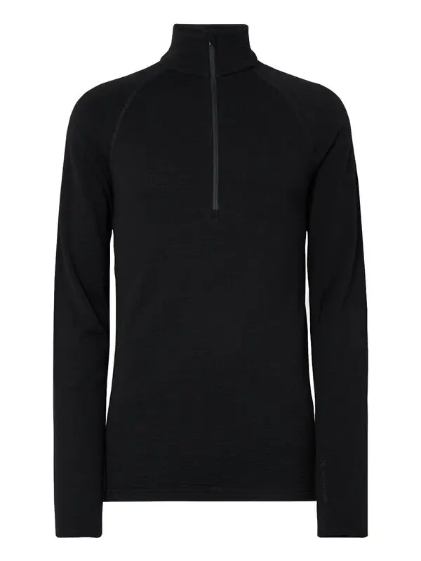 HOUDINI SPORTSWEAR Desoli Solid Merino™ Half-zip Ski Base Layer - Black