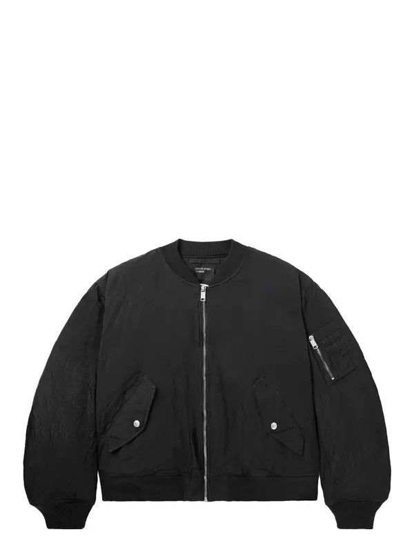 Enfants Riches Déprimés Padded Printed Bomber Jacket - Black