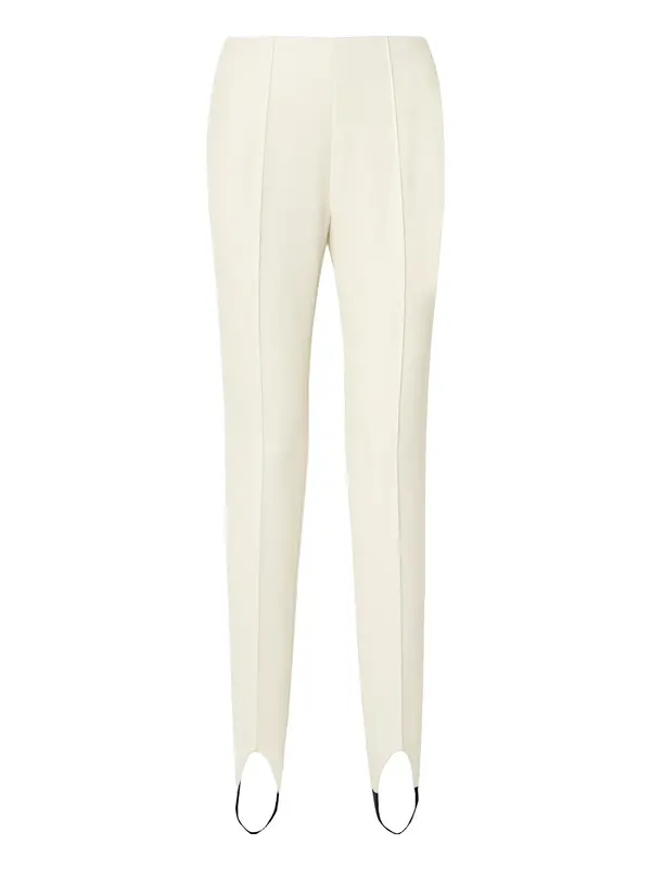 Bogner Elaine Tech-twill Tapered Stirrup Ski Pants - White