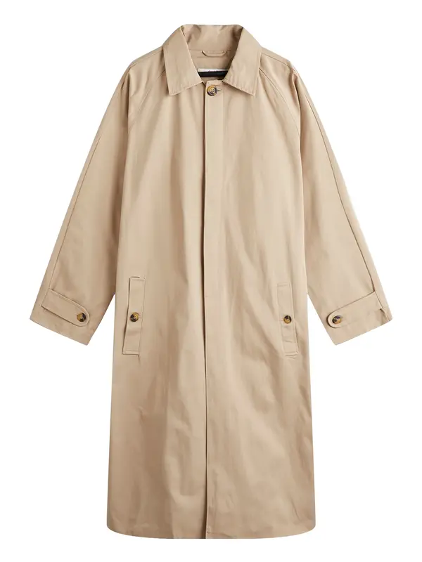 ABOUT:BLANK Monogram Trench Coat - Sand