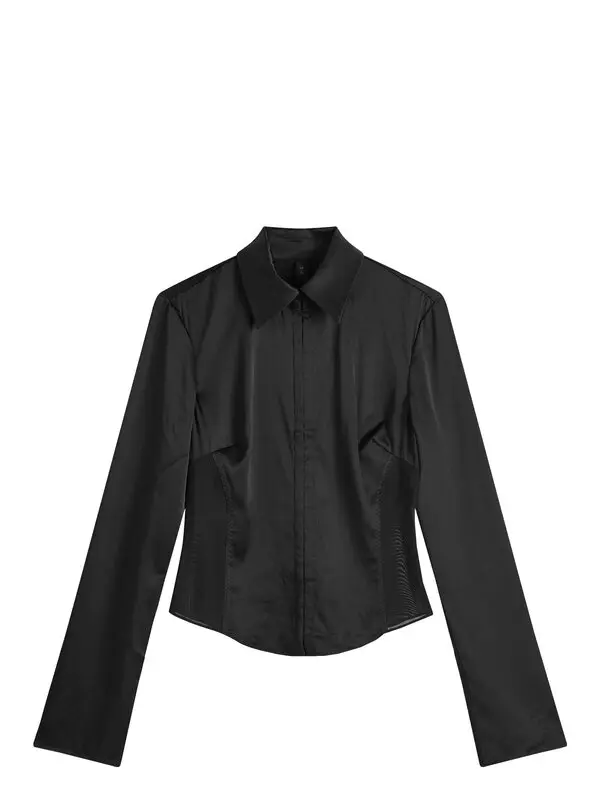 Sir The Label Sonora Evening Shirt - Black
