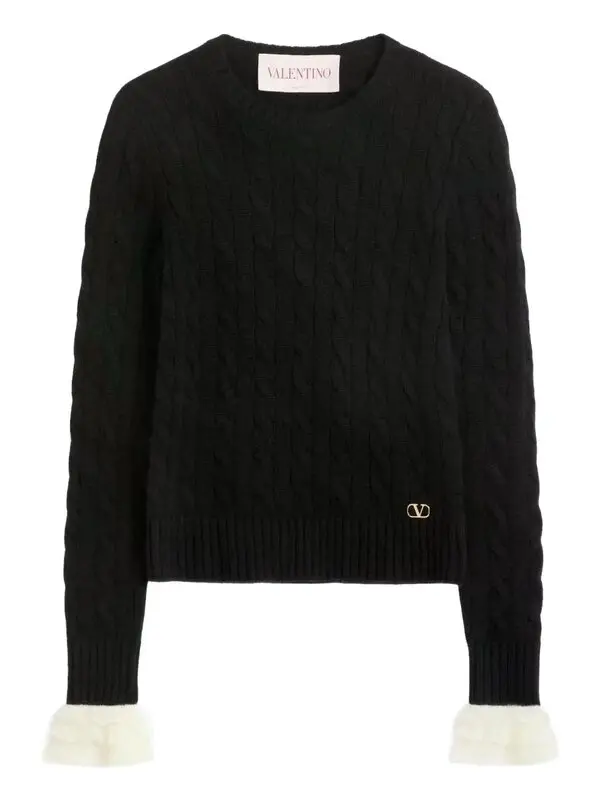 Valentino Garavani Cashmere Sweater - Black