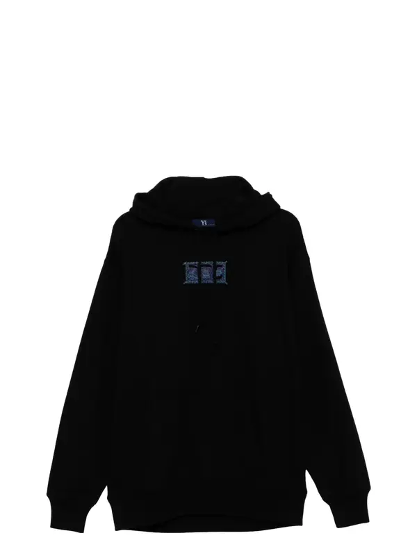 Y’s Graphic-print Hoodie - Black