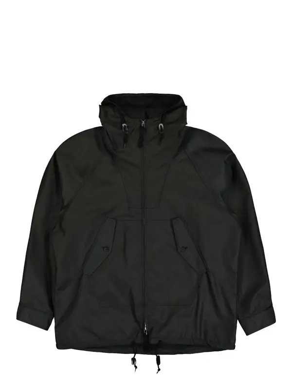 Comme Des Garçons Zip-up Hooded Jacket - Black