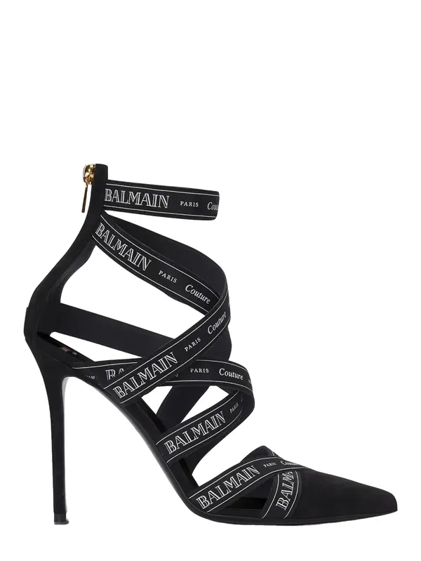 Balmain Couture Ribbon Pumps - Black