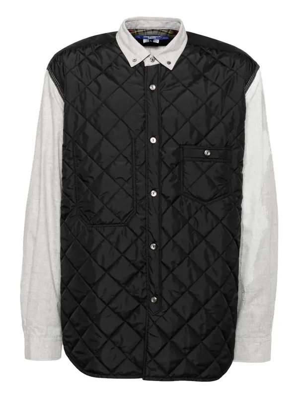 Junya Watanabe Quilted Shirt - Black