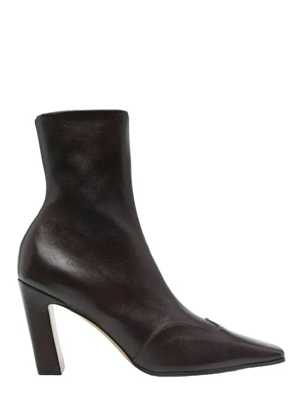 Khaite 85mm Nevada Boots - Brown