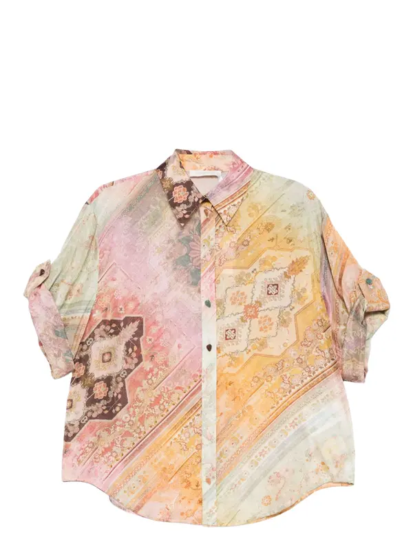 Zimmermann Tallow Shirt - Brown